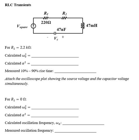 Solved Rc Transients Ch 1 R 1 ΚΩ W Ch2 с Uc Vstupe 01