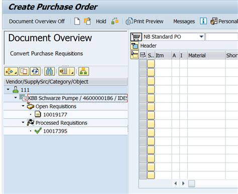 Me57 Create A PO From Each PR SAP Community