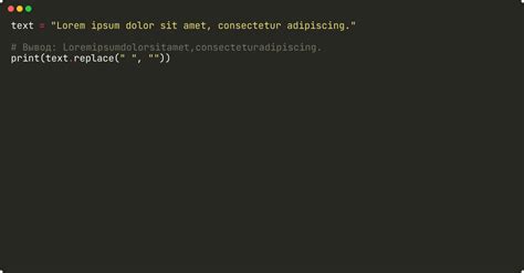 Как удалить пробелы между словами в Python