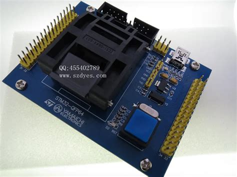 Stm32 Programming Test Burn Stm32f Stm32l Qfp64 Serial Jtag Swd Ic51