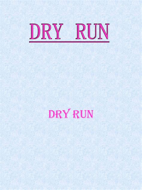 Dry Run Notes Pdf Computer Program Programming