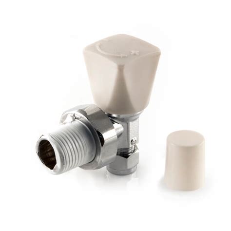 Radiator Valve Plated Brass Angled 8mm 7778 Uk