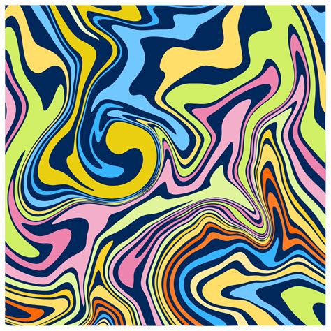An Abstract Colorful Psychedelic Wavy Background Vibrant Swirl Background For Fashion And