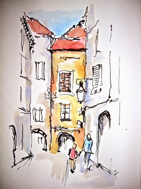 Sketchbook Wandering Urban Sketching Art Inspiration Watercolor Art
