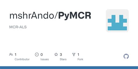 Github Mshrandopymcr Mcr Als