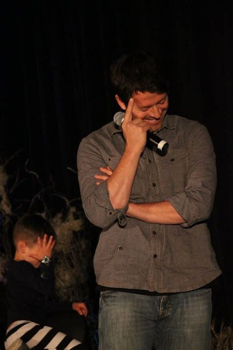 Misha And Son Supernatural Convention Fictional Characters Supernatural
