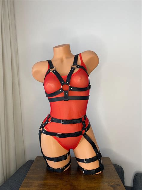 Bondage Harness Bdsm Woman Sexy Outfit Lingerie Harness Bodysuit
