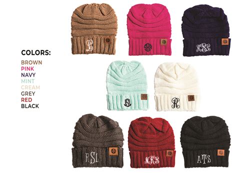 Titleist Hat Ink Stitch Stc28 Winter Beanie Customizable Knit Hat In