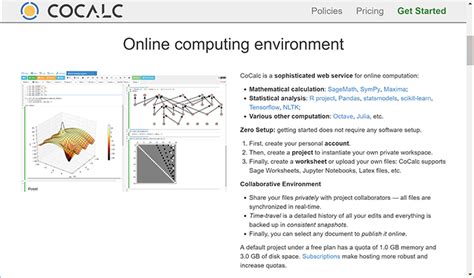 Mathematics And Programming In The Cloud With Cocalc Eductive
