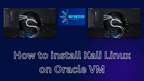 How To Install Kali Linux On Oracle Vm Youtube