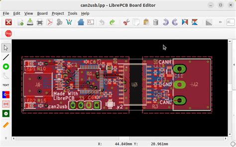 Board Editor Librepcb