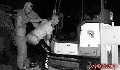 Risky Outdoor Public Blowjob And Bareback On An Excavator Gay Kissing Amateur Porn Xhamster