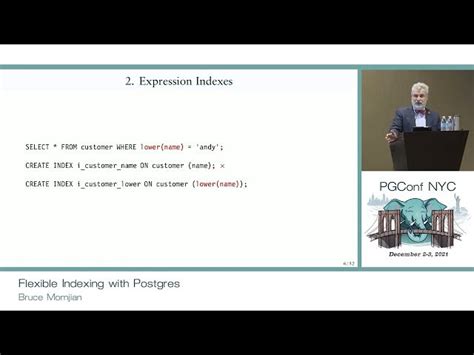 Free Video Flexible Indexing With Postgres From Confreaks Class Central
