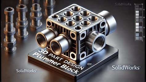 Plummer Block 3d Part Design Solidworks Youtube