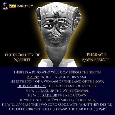 The Prophecy Of Neferti Is An Ancient Egyptian Discourse Text Set In