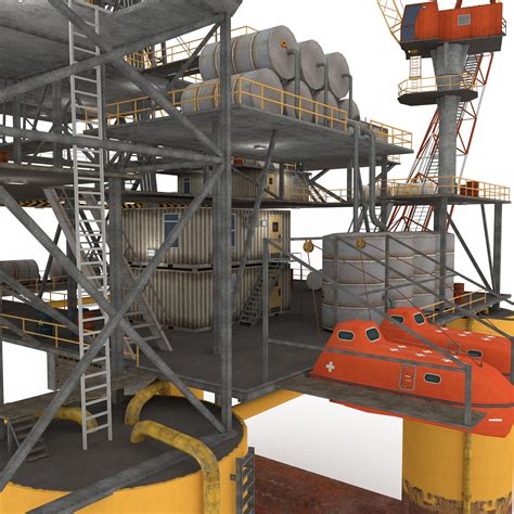 석유 굴착 플랫폼 3d 모델 70 Unknown 3ds Fbx Dae Blend Max Stl Obj Free3d