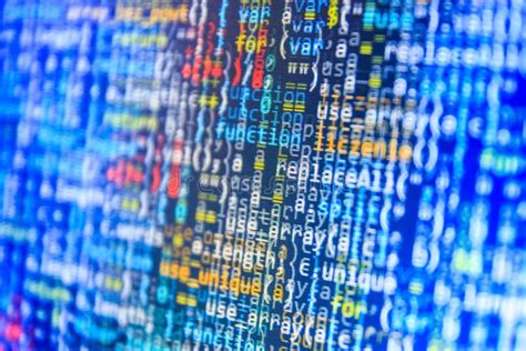 Coding Programming Source Code Screen Stock Image Image Of Data Cloud 50626037