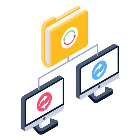 Cloud Sync Generic Isometric Icon