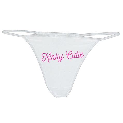 Kinky Cutie Thong Ddlg Gift Ddlg Panties Bdsm Lingerie Etsy