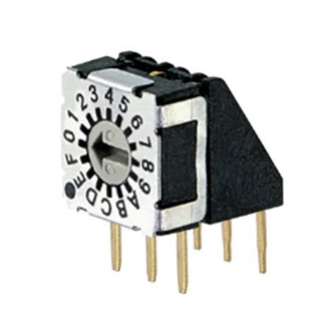 Korea Imported 6 Pin 16 Speed Side Dial Rotary DIP Switch For Intelligence Control Rotary Code