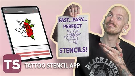 How To Make A Tattoo Stencil Using Tattoo Stencil App Tattoo Stencil Tutorial Youtube