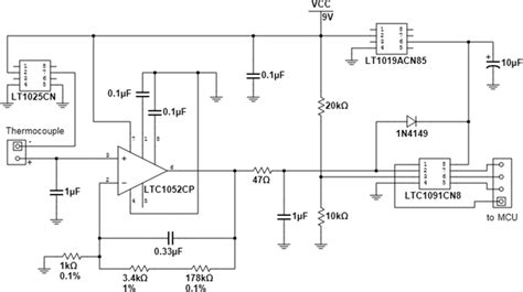 K Type Thermocouple Circuit Diagram