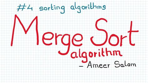Ameer Salam On Linkedin Merge Sort Sorting Algorithm Explained