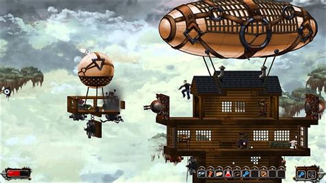 판타지 롤 플레잉 스크롤링 슈팅 게임 스팀 펑크 윈드 포지 Hd 배경 화면 Wallpaperbetter