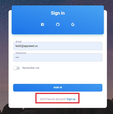 Signin Signup Pages Not Linked · Issue 3 · App Generatorreact