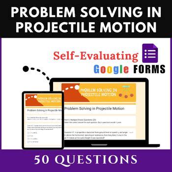 Problem Solving In Projectile Motion Google Forms Quiz By Brain Lab