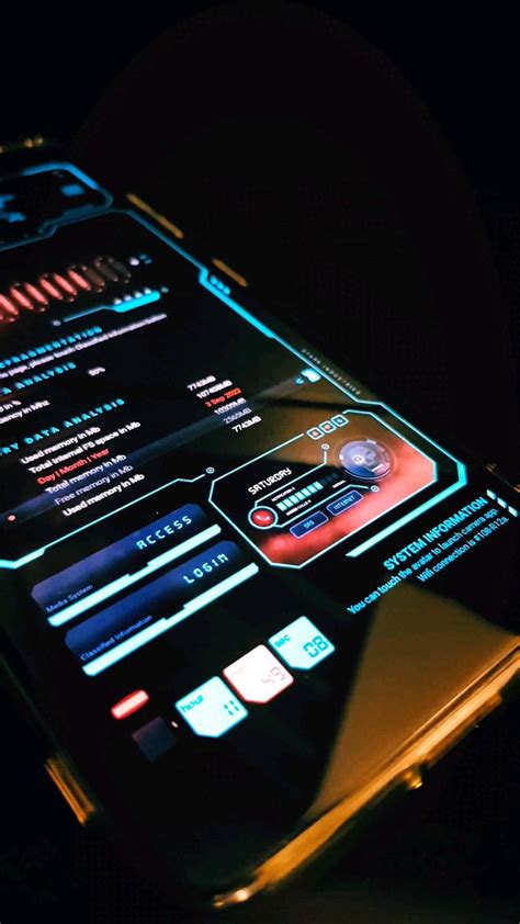 Closer Look At Some Animated Features Of Hacker Theme For Klwp 😊