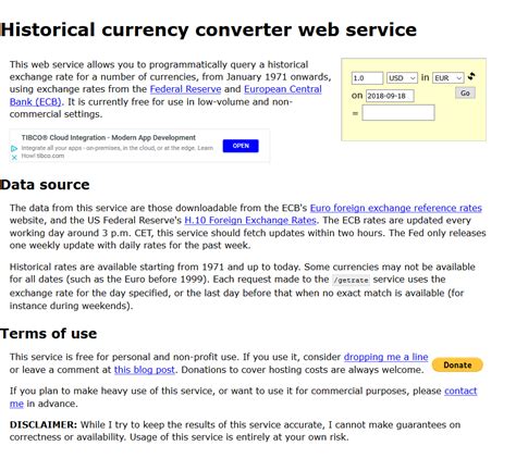 historical currency converter api overview sdk documentation and alternatives rapidapi