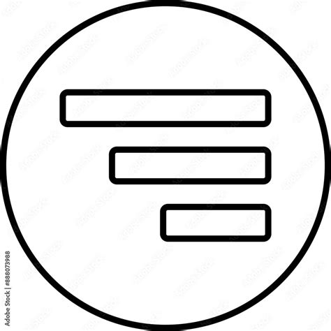 menu icon black flat and line vector ui design elements interface