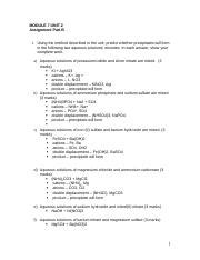 Module 7 Unit 2 Assignment B Doc MODULE 7 UNIT 2 Assignment Part B 1
