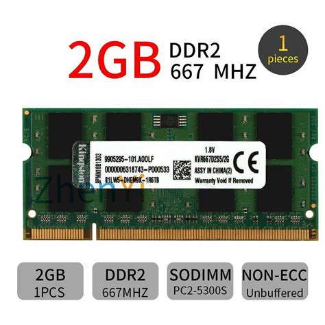 Cod Kingston 2gb Ddr2 667mhz Pc2 5300s Kvr667d2s5 2g Sodimm Memory
