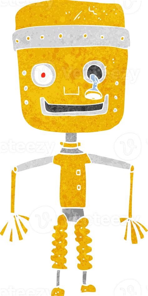 Cartoon Old Robot 40694872 Png