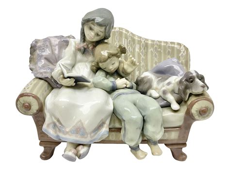 Lladro Figure Group Antiques Collectables Ceramics And Small Lots 78549