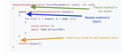 Net 6 Preview 7 Cannot Set Reponse Headers Before Returning Iasyncenumerable In Controller