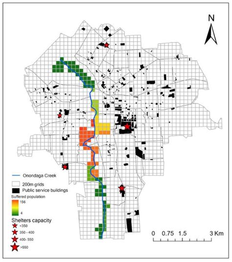 Urban Flood Loss Estimation And Evacuation Design Based On A 500 Year Extreme Flood Event In