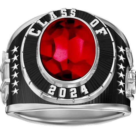 Keepsake Mens Classic Oval Ring With Simulated Stone