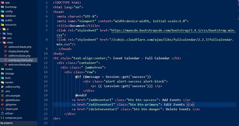 How To Create Event Calendar In Laravel Part 4