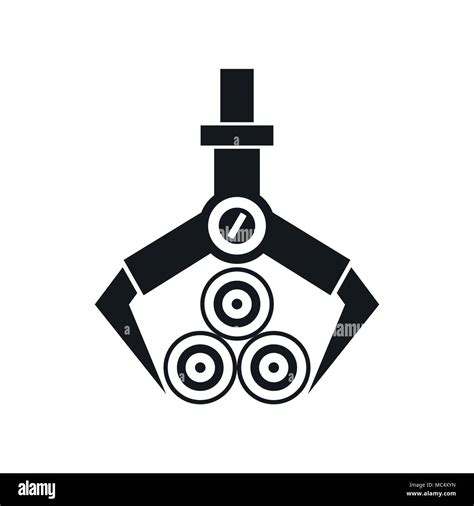 log loader icon in simple style stock vector image and art alamy