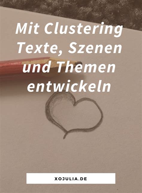 Mit Clusteringclustern Einfacher Themen Szenen Und Figuren Entwickeln Julia K Stein