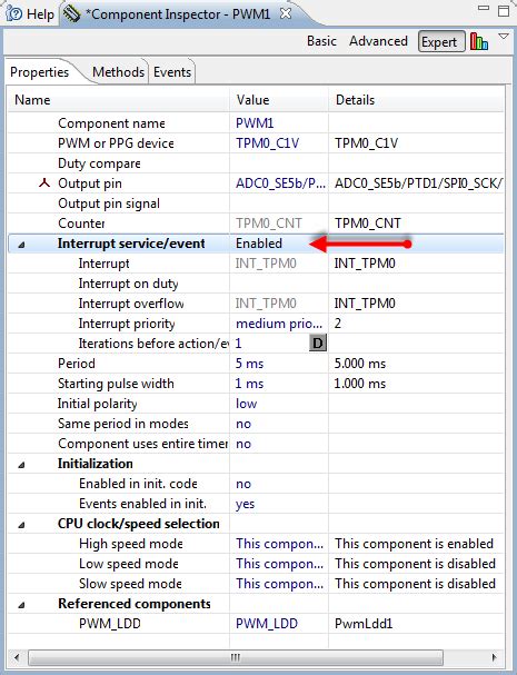 Tutorial Pwm With Processor Expert Mcu On Eclipse