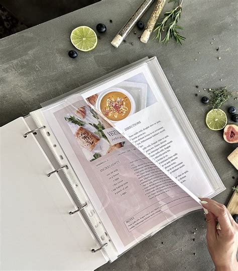 Custom Recipe Organizer Binder Personalized Cookbook T Idea For The