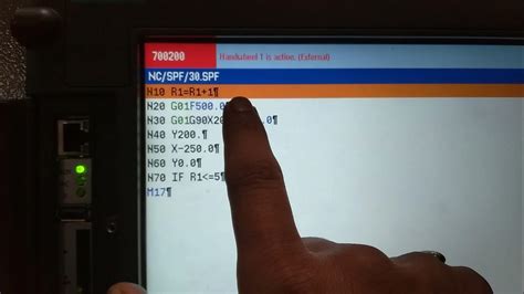 Siemens Sub Program With M17 And Call By Mcall Youtube