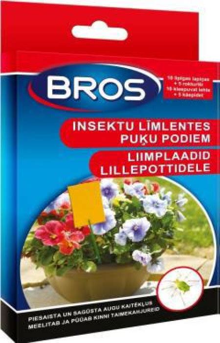 Bros Līpīgā Plāksnīte Pret Laputīm 10gab