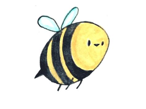 Cute Bee Cute Bee Clipart Bumblebee Honey Flying Bee Insect Instant Download Personal