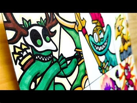 Draw Rainbow Friends Becomes A God 신이 된 레인보우프렌즈 그리기 Youtube