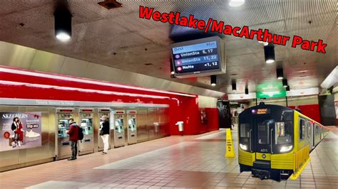 Los Angeles Metro Westlakemacarthur Park Station Tour Youtube
